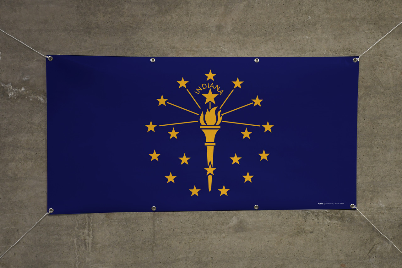 Indiana State Flag - Banner