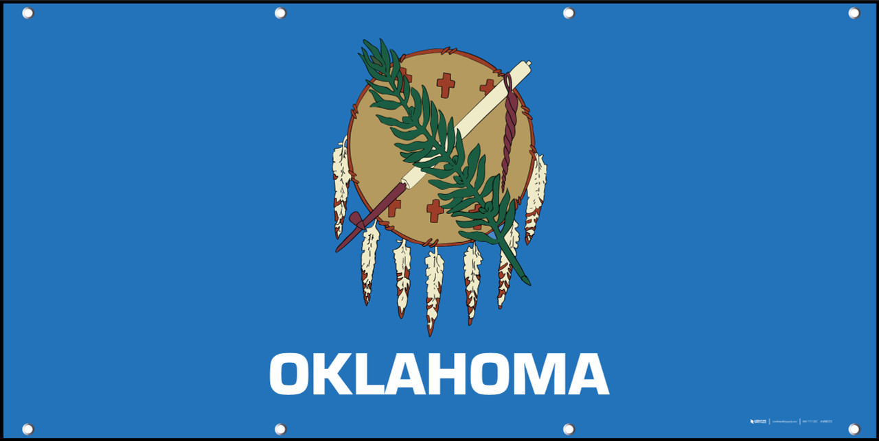 Oklahoma State Flag - Banner | Creative Safety Supply