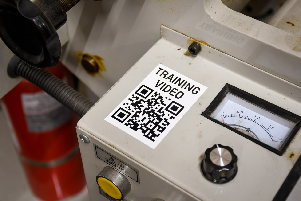 Custom Printed QR Code Labels
