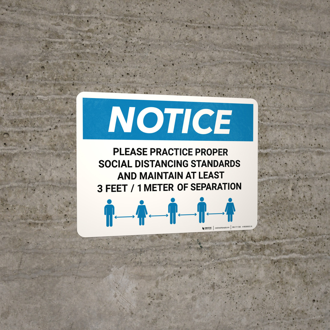 Notice: Please Practice Proper Social Distancing Standards with 3ft ...