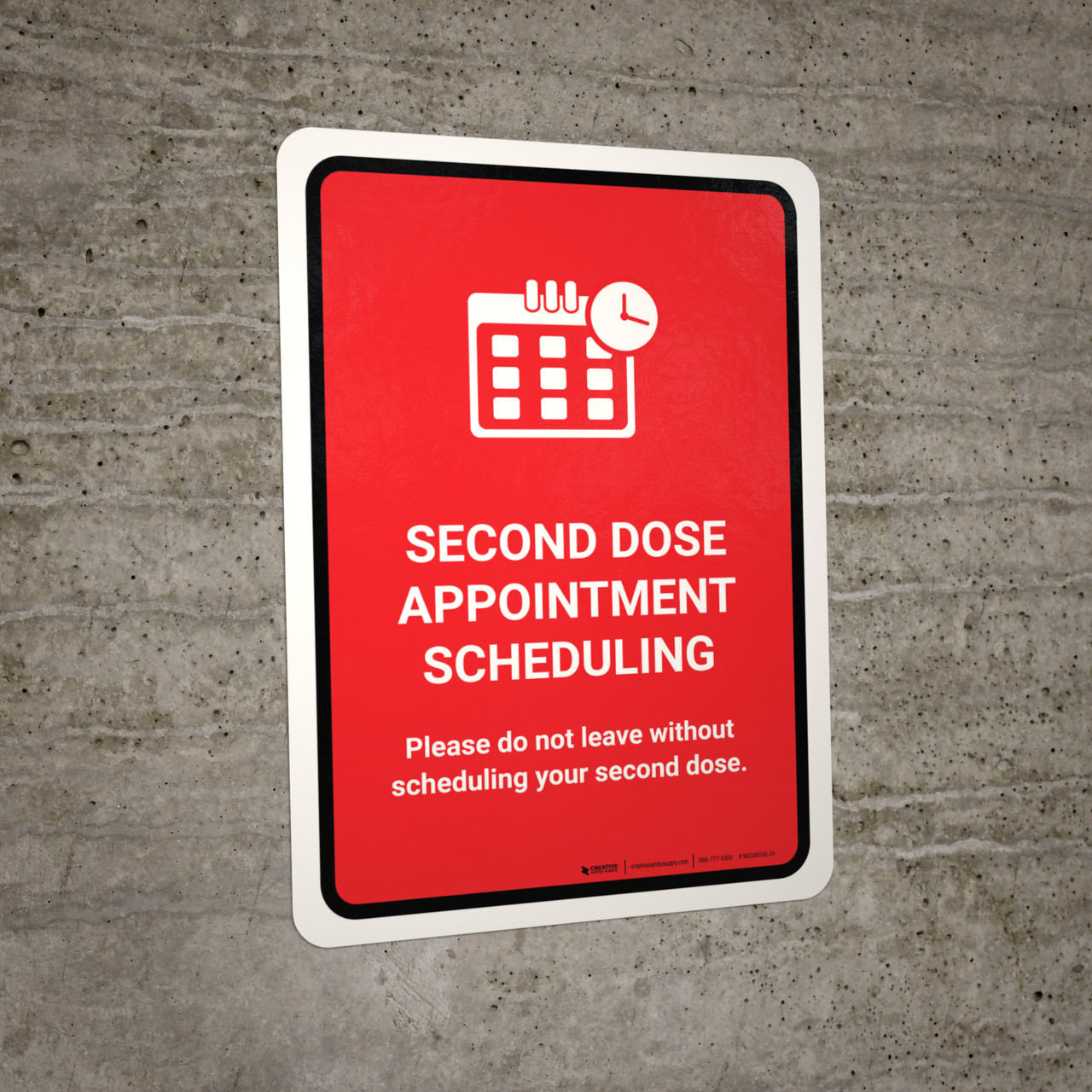 Second Dose Appointment Scheduling Please Do Not Leave Red Portrait ...