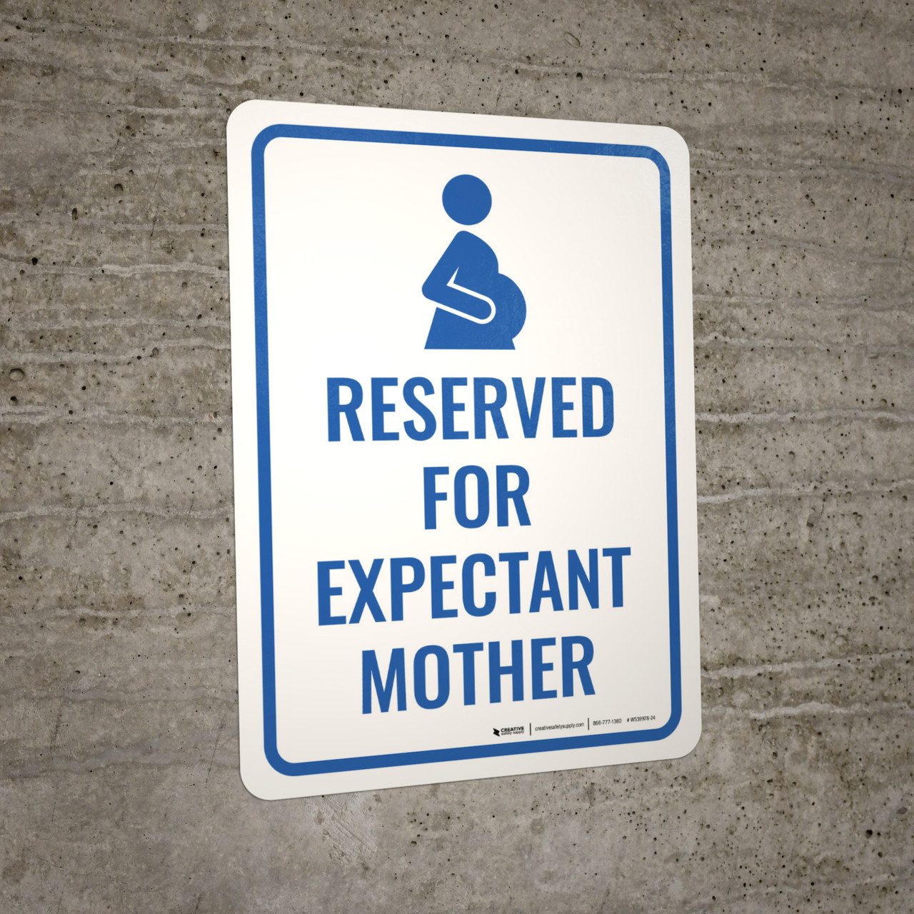 Reserved Expectant Mother Portrait - Wall Sign