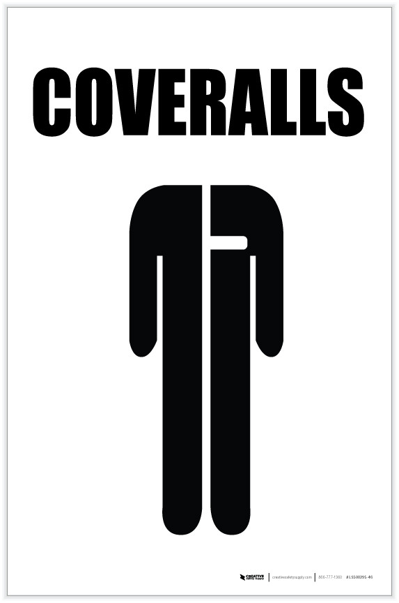 Coveralls with Icon Portrait - Label | Creative Safety Supply
