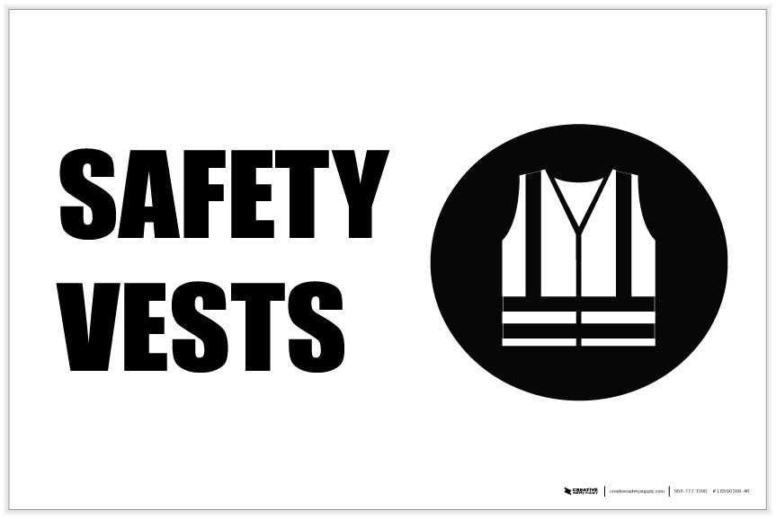 Safety Vests with Icon Landscape - Label | Creative Safety Supply