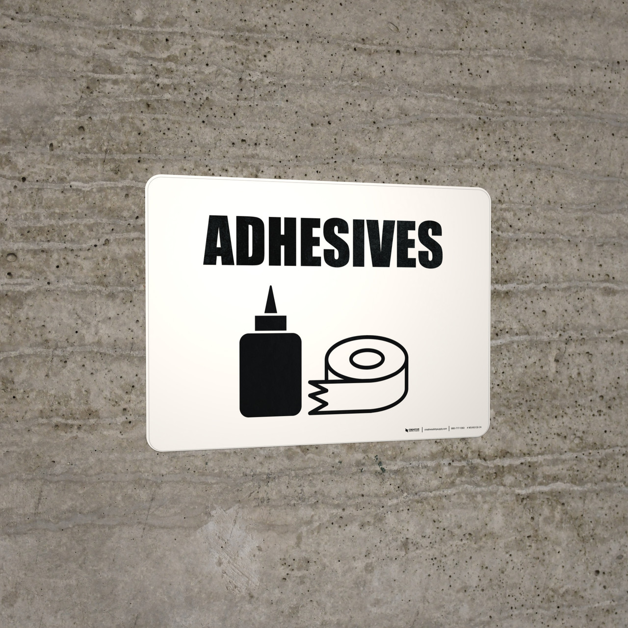 Adhesives with Icon Landscape - Wall Sign