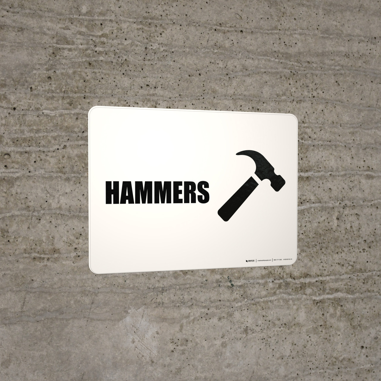 Hammers with Icon Landscape - Wall Sign