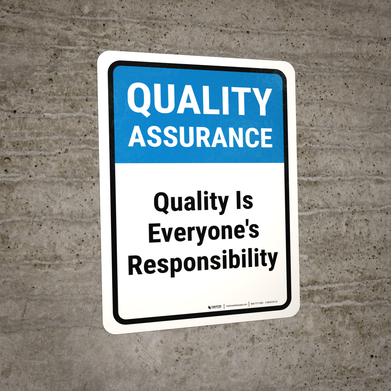 Quality Assurance: Quality is Everyone's Responsibility Portrait - Wall ...