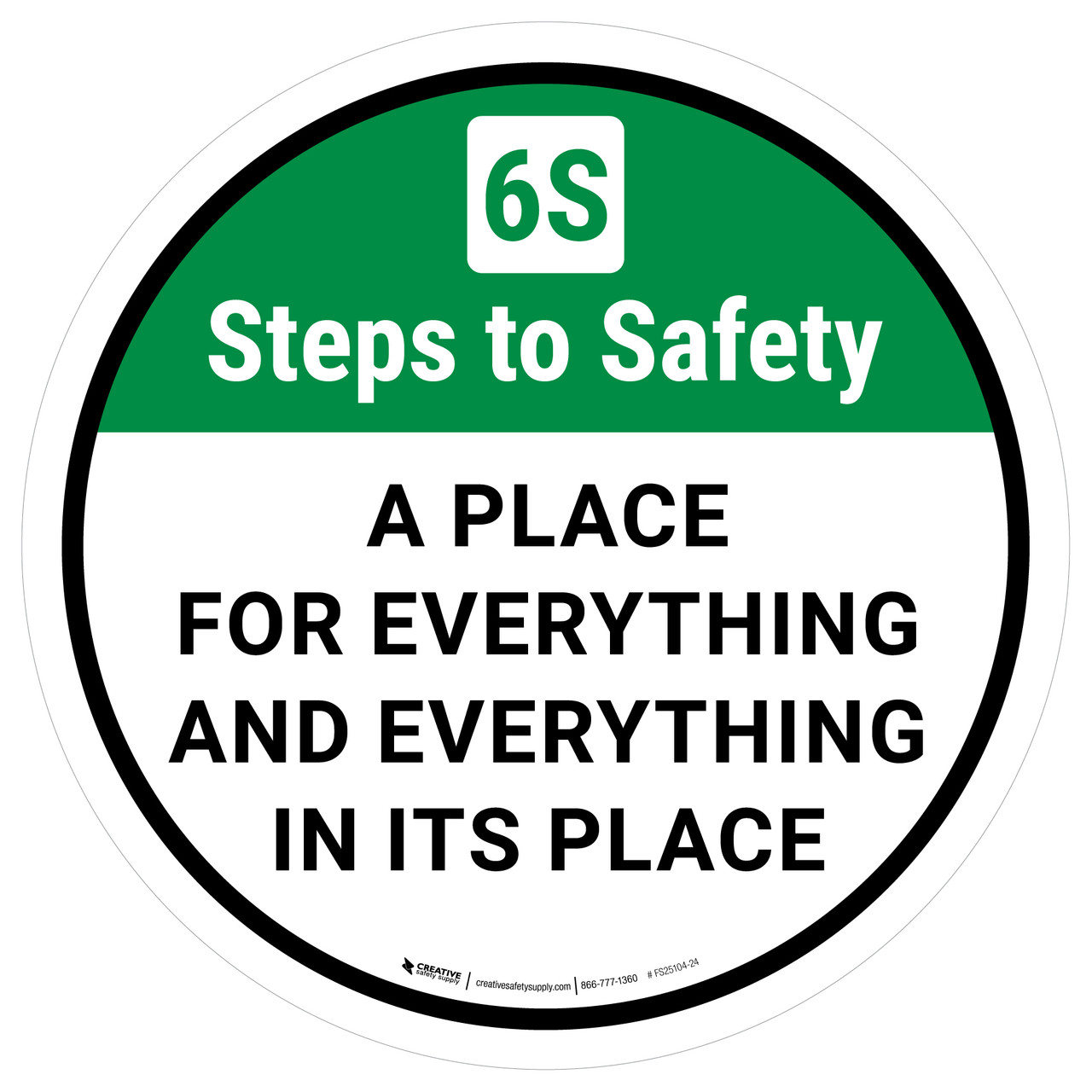 6S Steps To Safety: A Place For Everything And Everything In Its Place ...