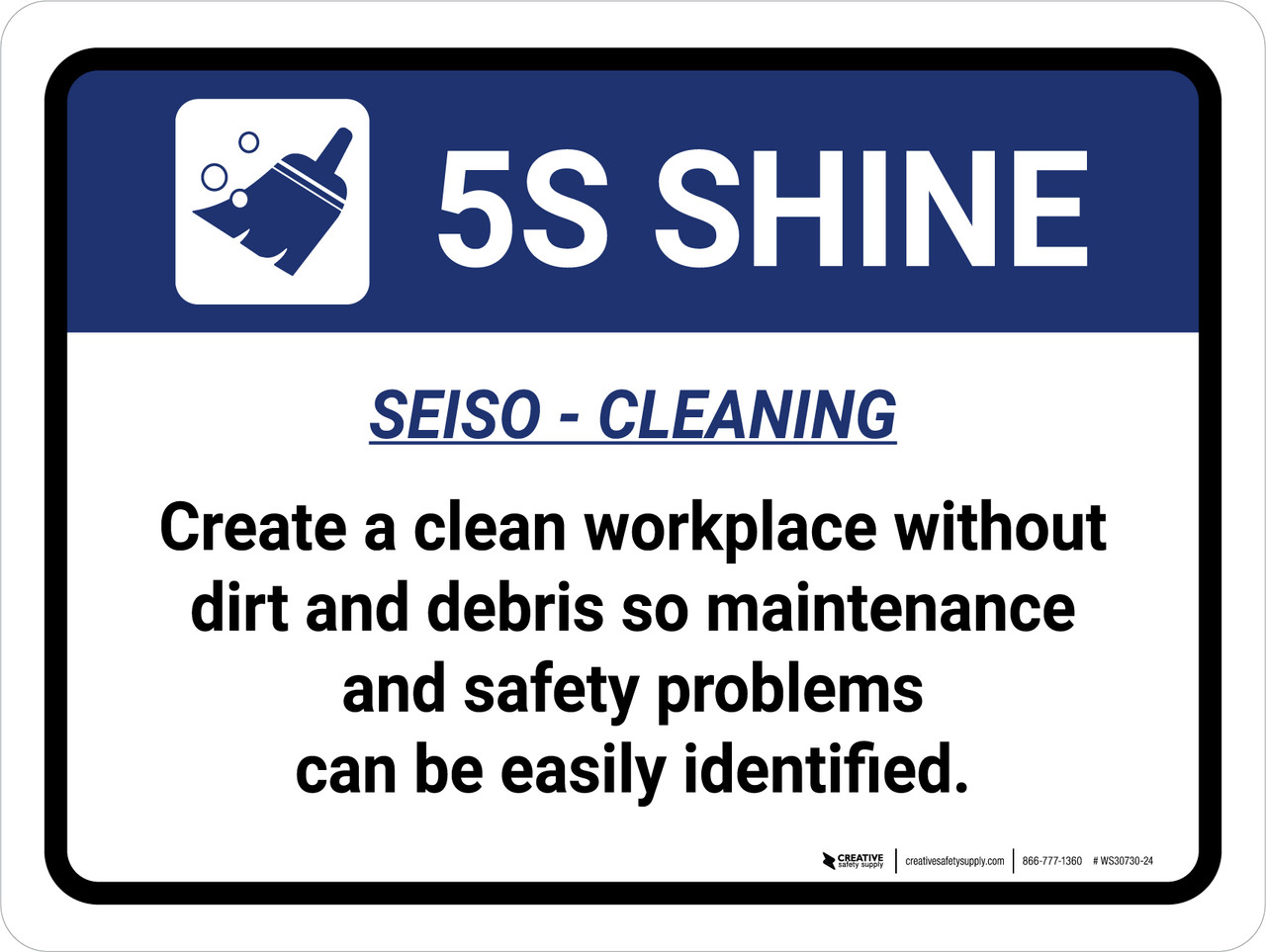 5S Shine Landscape - Wall Sign
