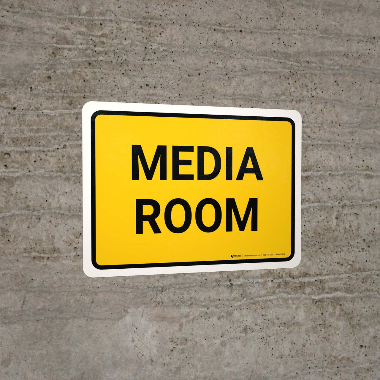 Media Room Landscape - Wall Sign