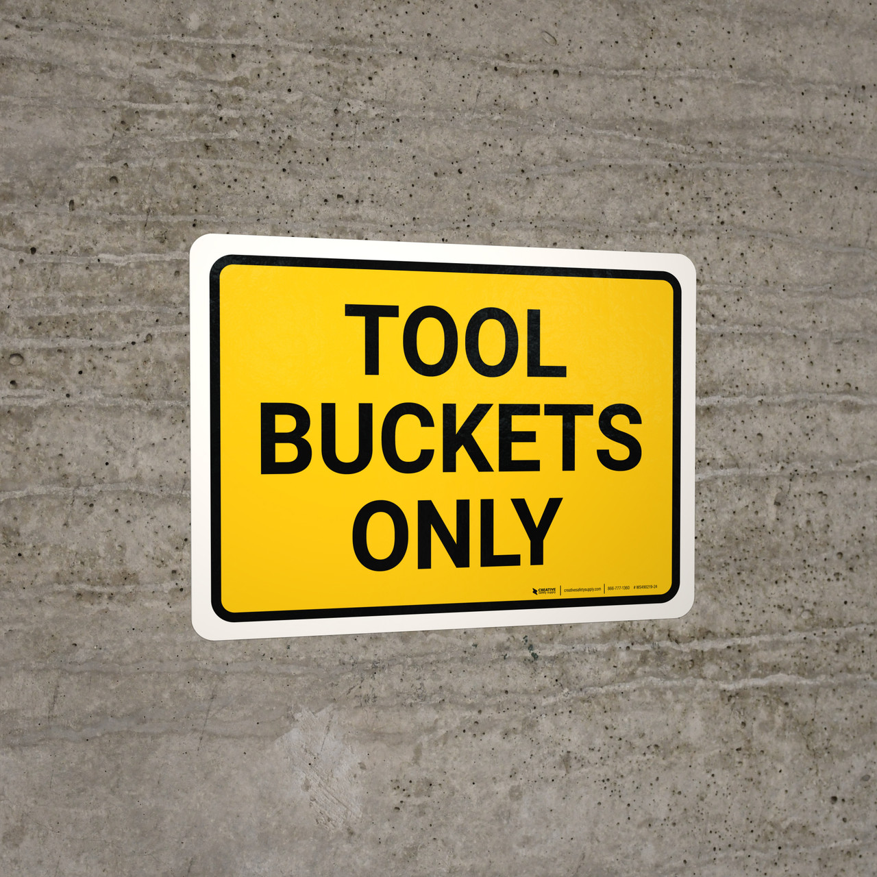 Tool buckets only Landscape - Wall Sign