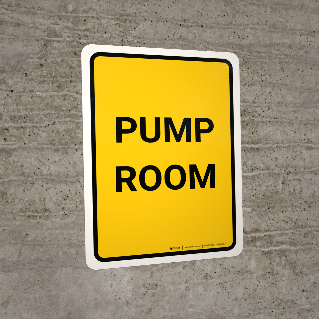 Pump Room Portrait - Wall Sign