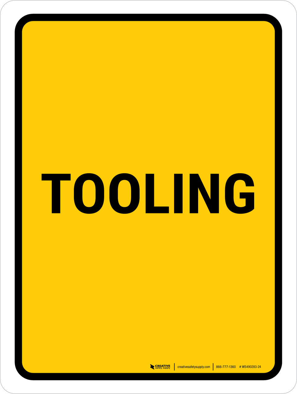 Tooling Portrait - Wall Sign
