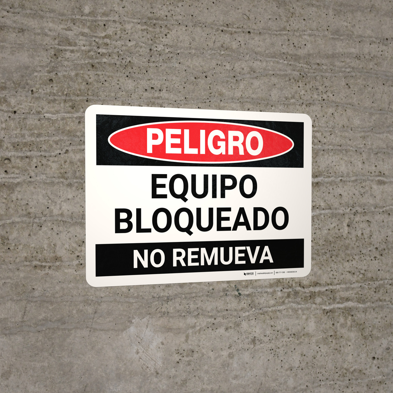 Danger: Locked Out Do Not Remove Spanish Landscape - Wall Sign ...