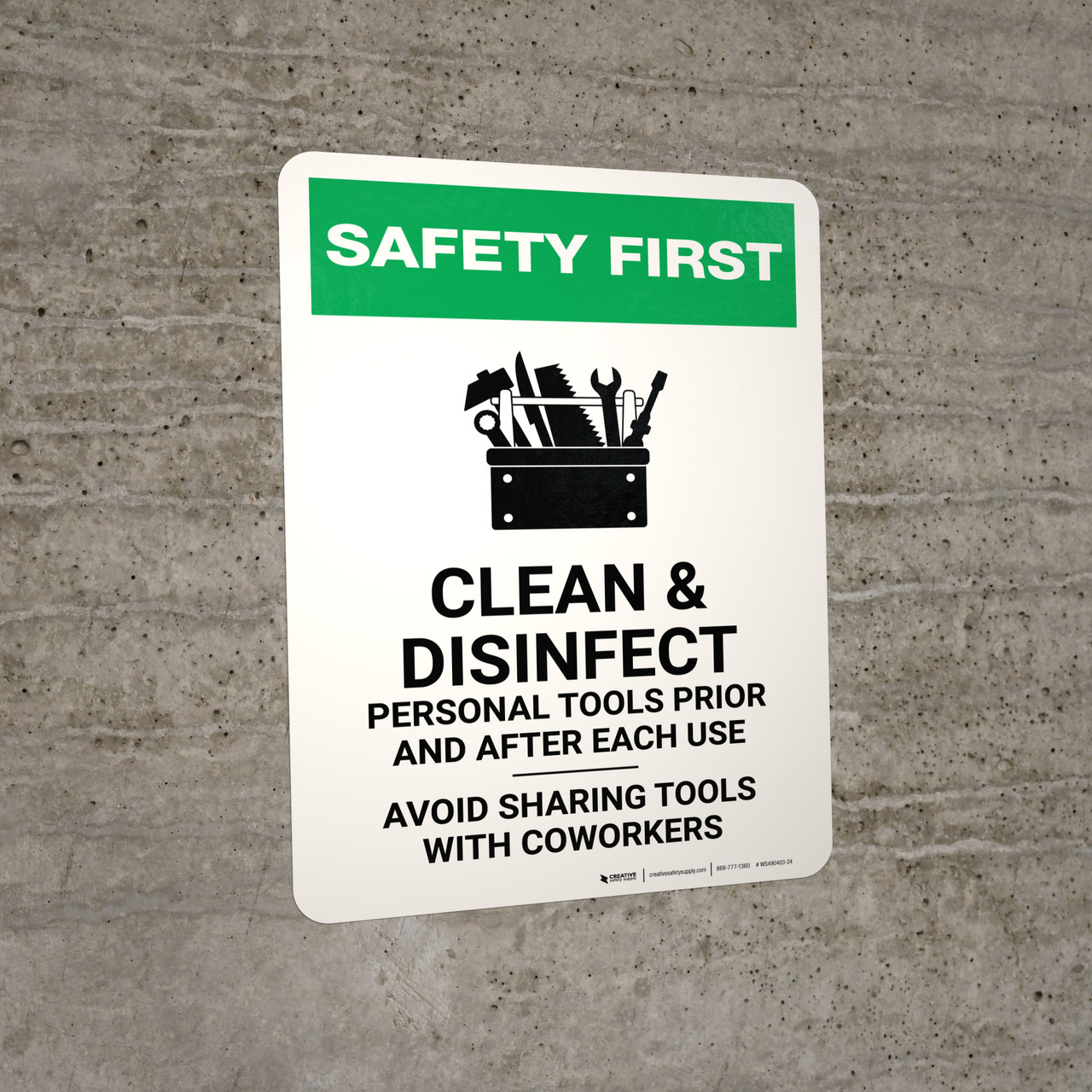 Safety First: Safety Instructions Portrait - Wall Sign | Creative ...