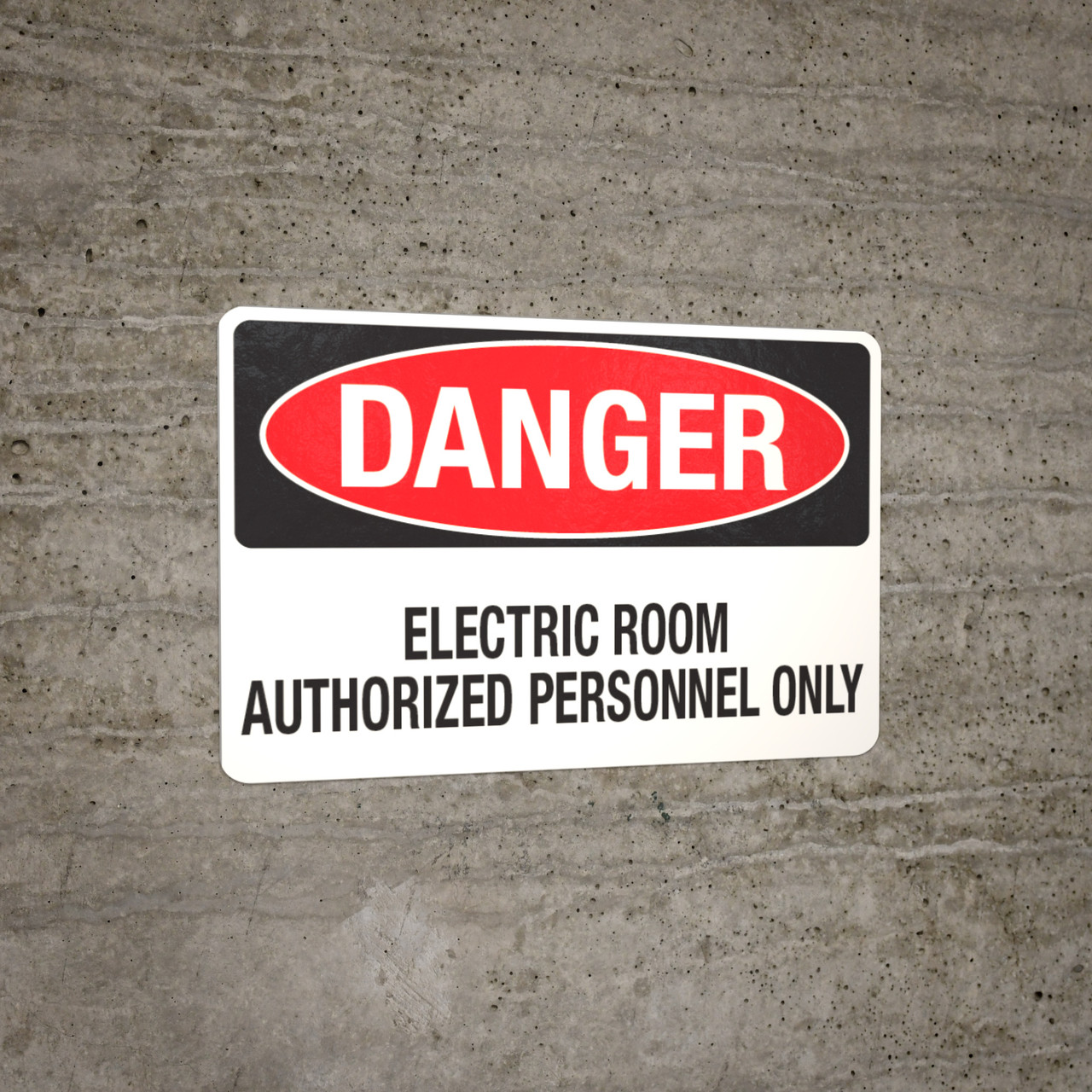Danger: Electric Room (Wall)