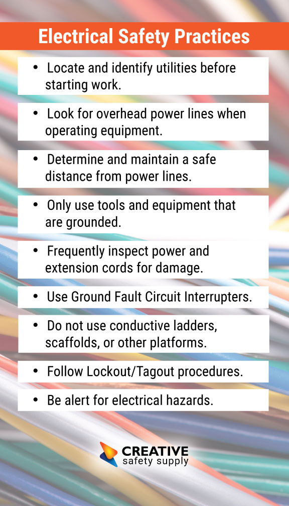 Industrial Site Electrical Safety Wallet Card