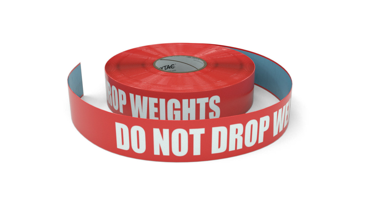 Do Not Drop Weights - Inline Printed Floor Marking Tape | Creative ...