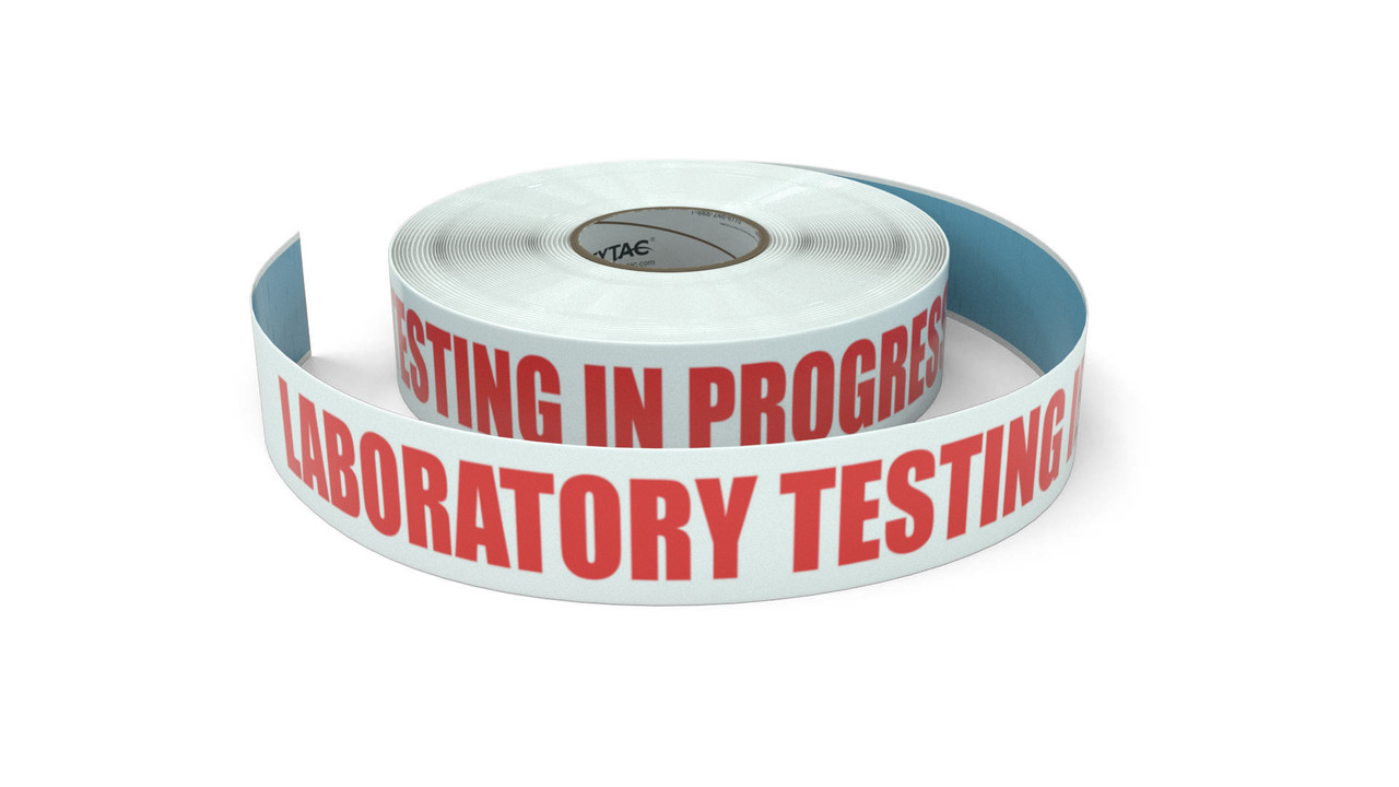 Laboratory Testing in Progress - Inline Printed Floor Marking Tape