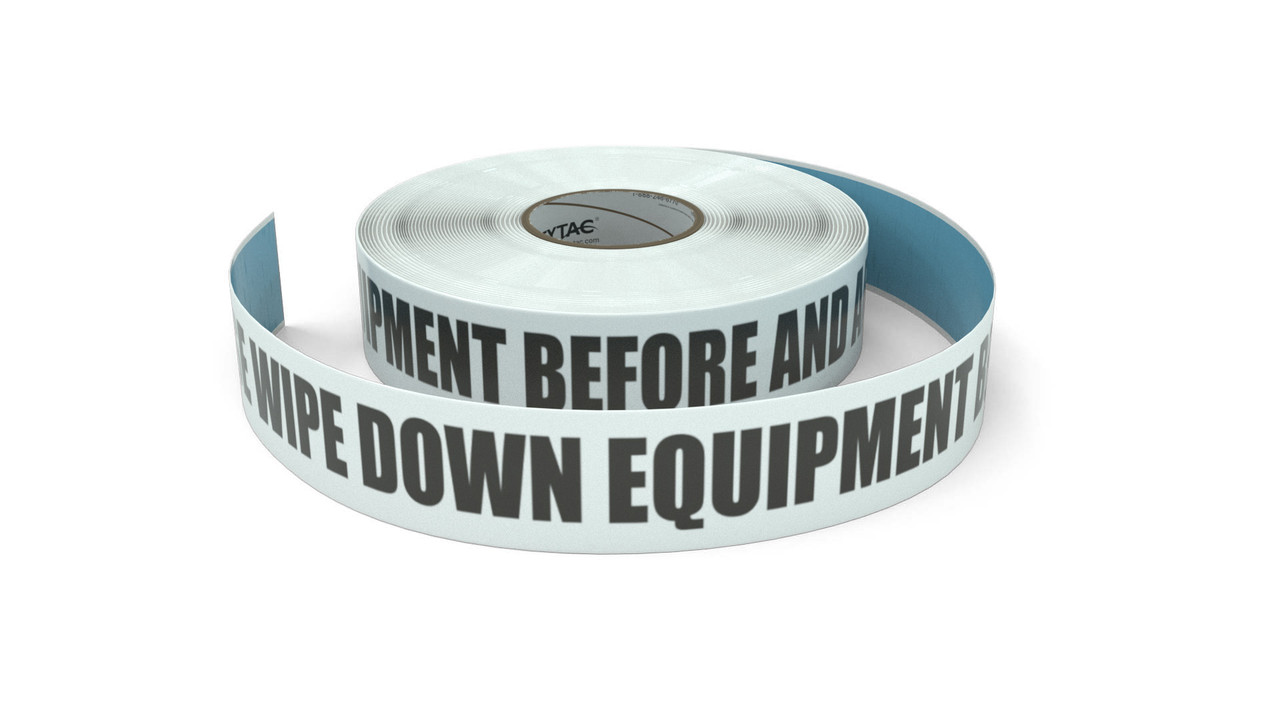 Please Wipe down Equipment Before and After Use - Inline Printed Floor ...