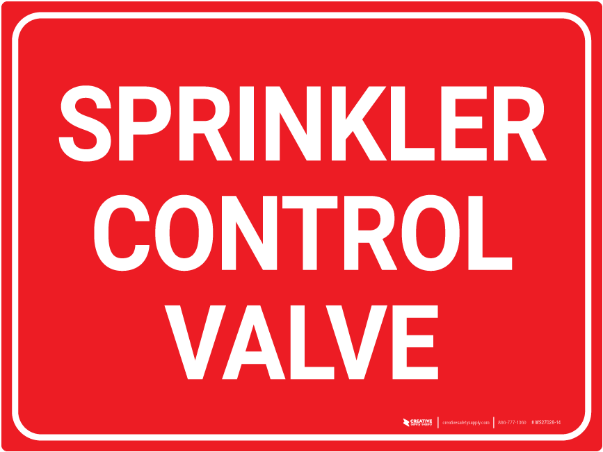 Sprinkler Control Valve (Wall)