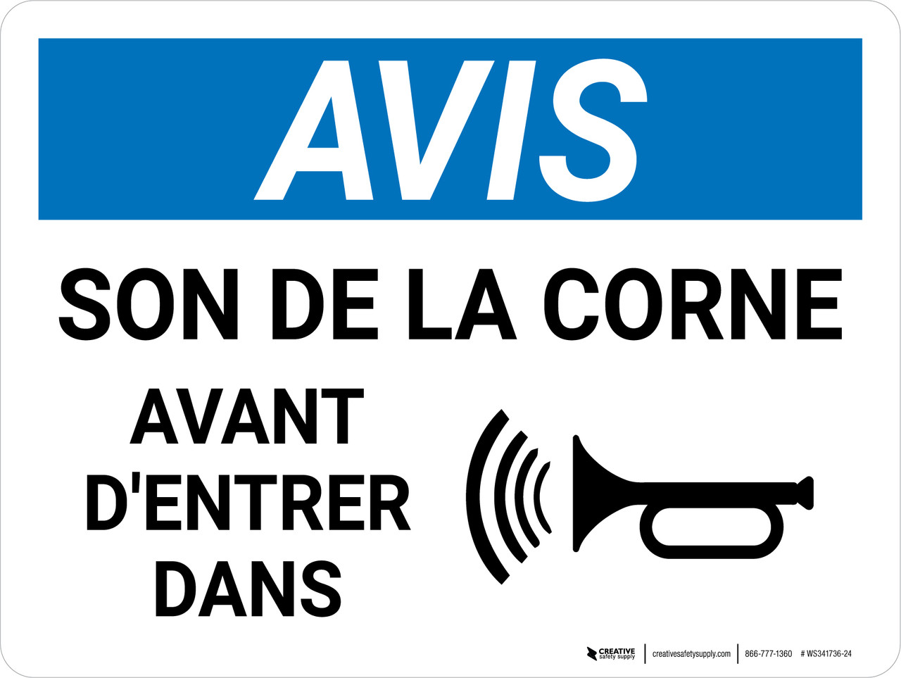 Notice: Le Son De La Corne Avant D'Entrer (Notice: Sound Horn Before ...
