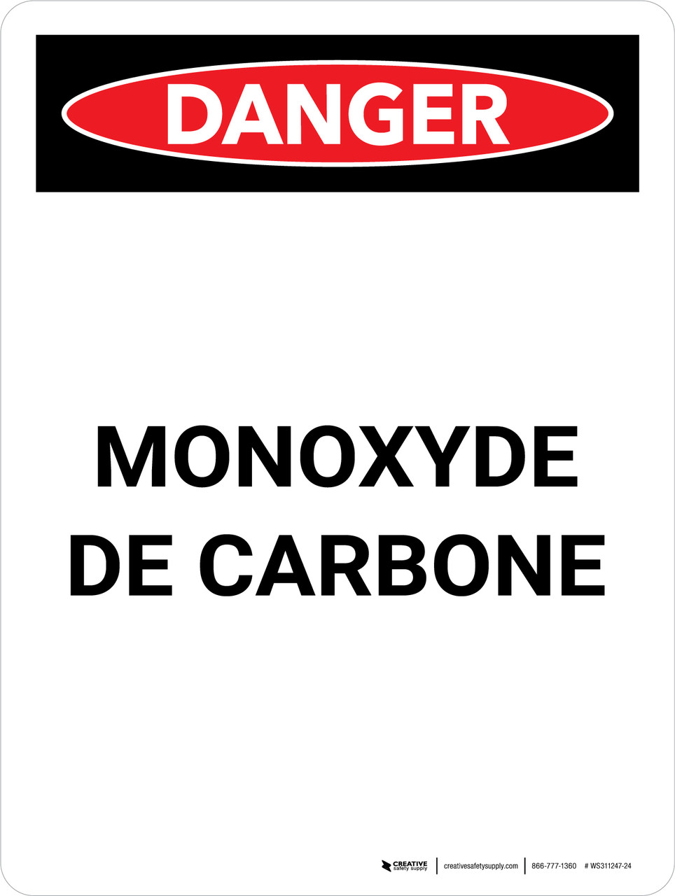Danger: Le Monoxyde De Carbone (Danger: Carbon Monoxide) Portrait ...