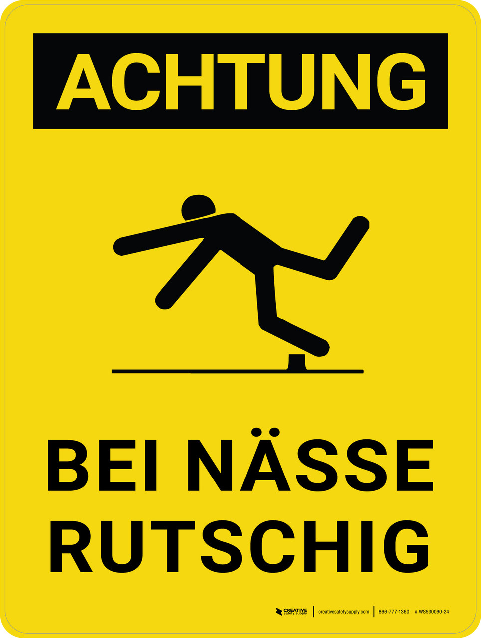 German Wet Paint Signs Caution Wet Paint • Patch — PIN MUSEUM®