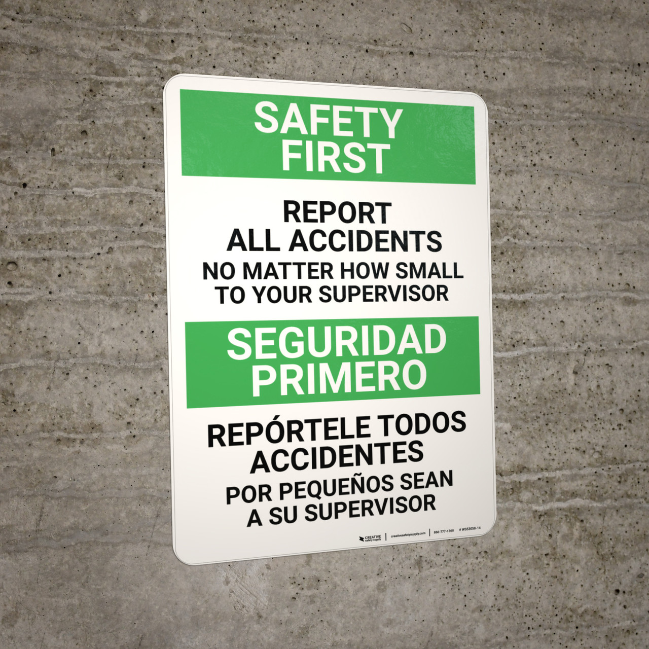 Safety First: Report All Accidents No Matter How Small Bilingual ...