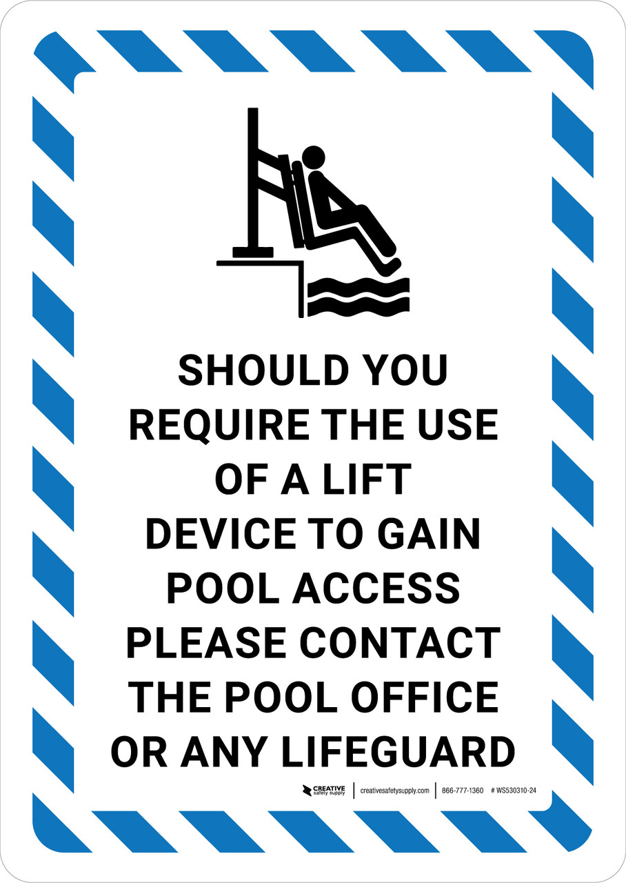 Should You Require Use of a Lift Device to Gain Pool Access Please ...