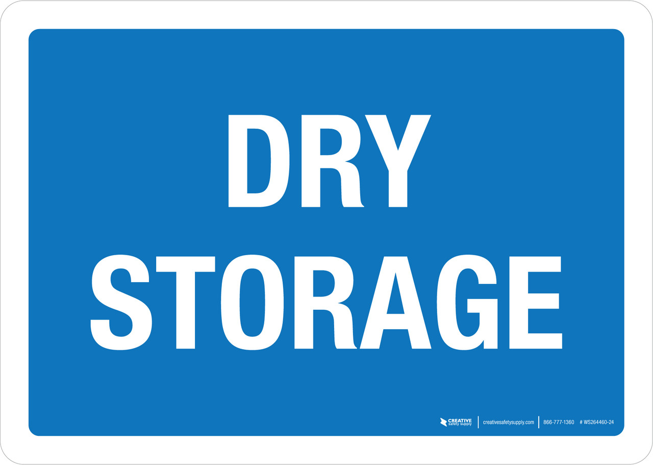 Dry Storage Landscape - Wall Sign