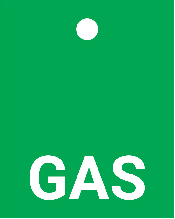 Gas - Valve Tag