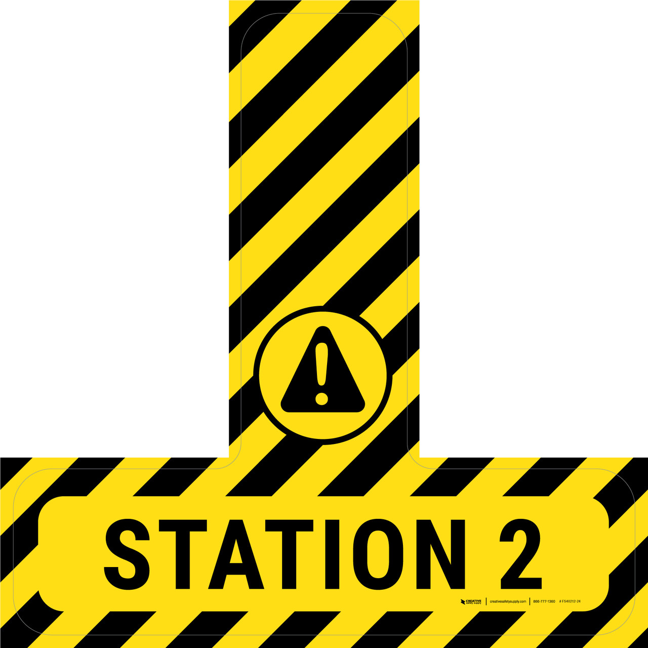 Station 2 - Floor Sign T's