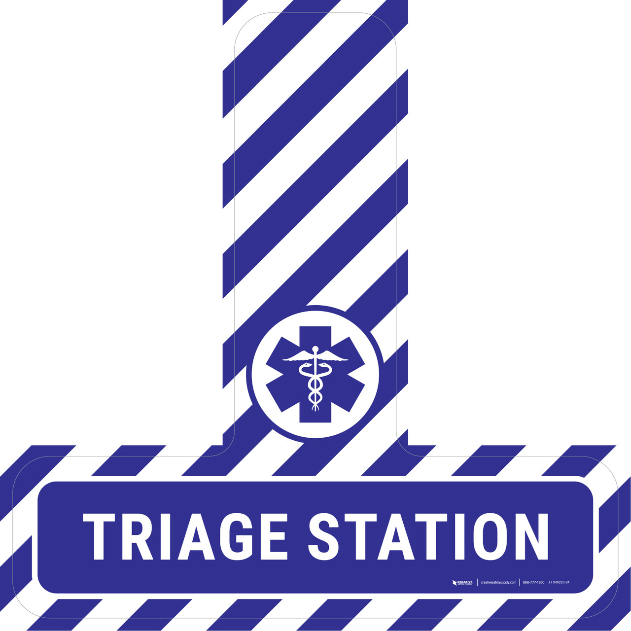 Triage Station - Floor Sign T's