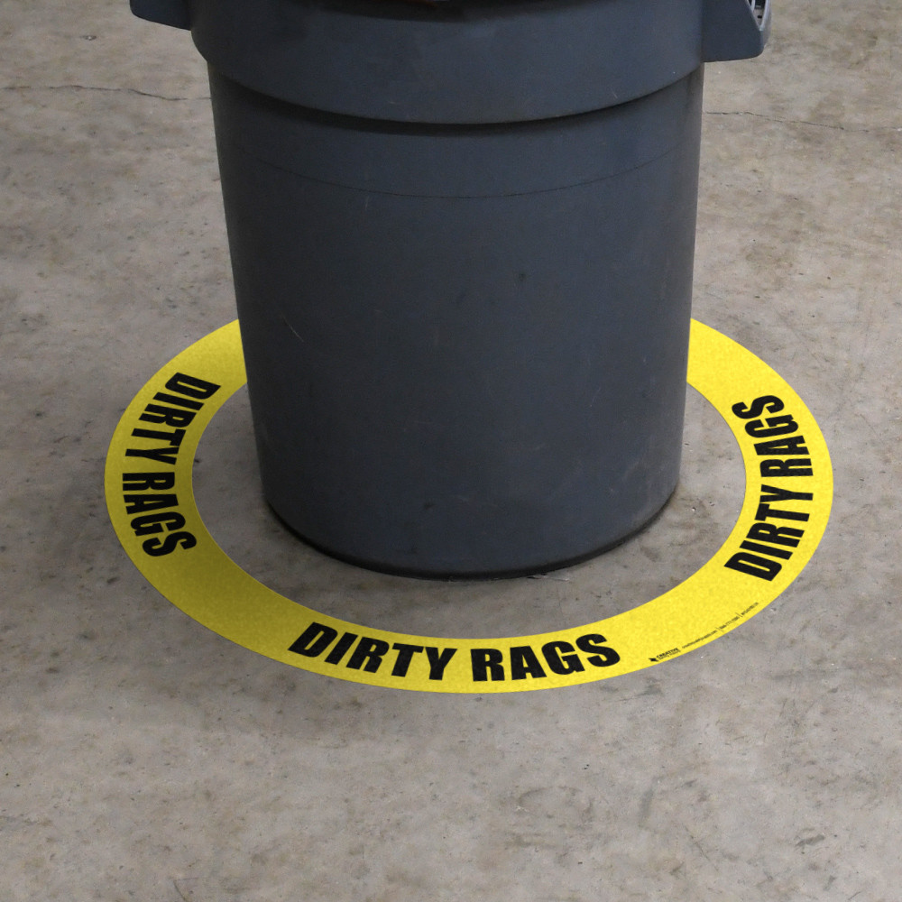 Dirty Rags - Circular Floor Sign Ring