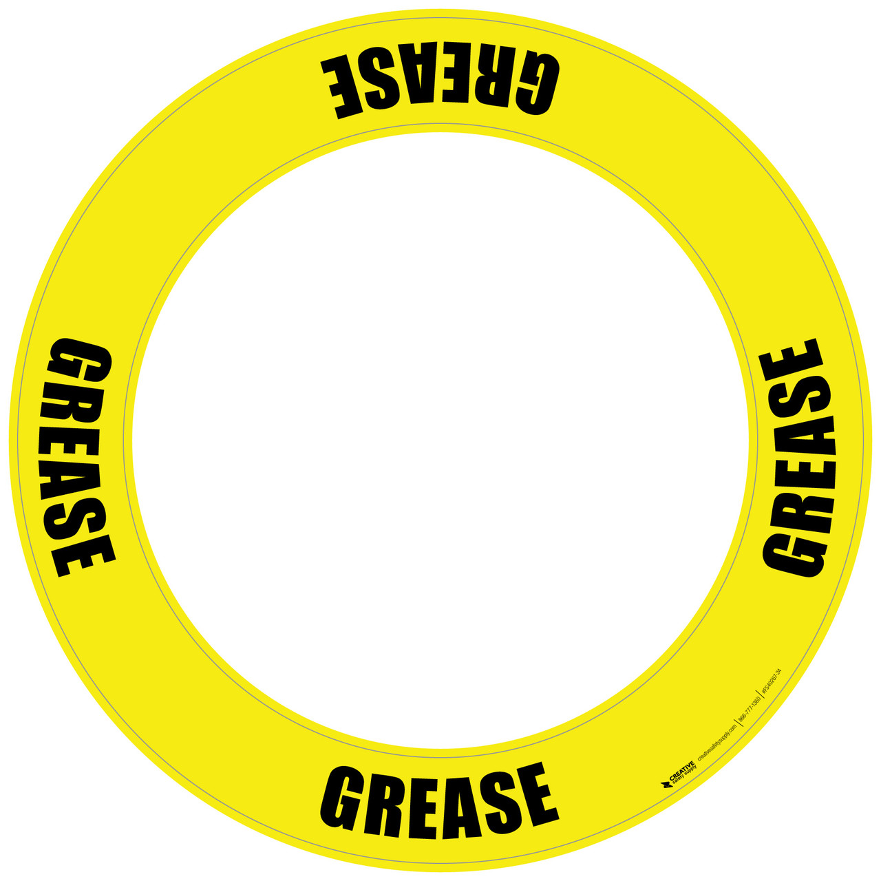 Grease - Circular Floor Sign Ring