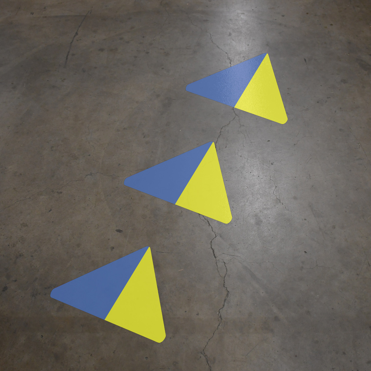Wayfinding Floor Sign Arrow Heads - Two Color