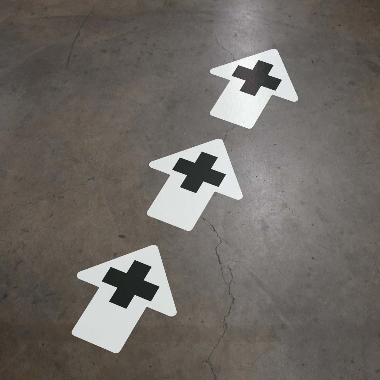 First Aid Wayfinding Floor Sign Arrows | Creative Safety Supply