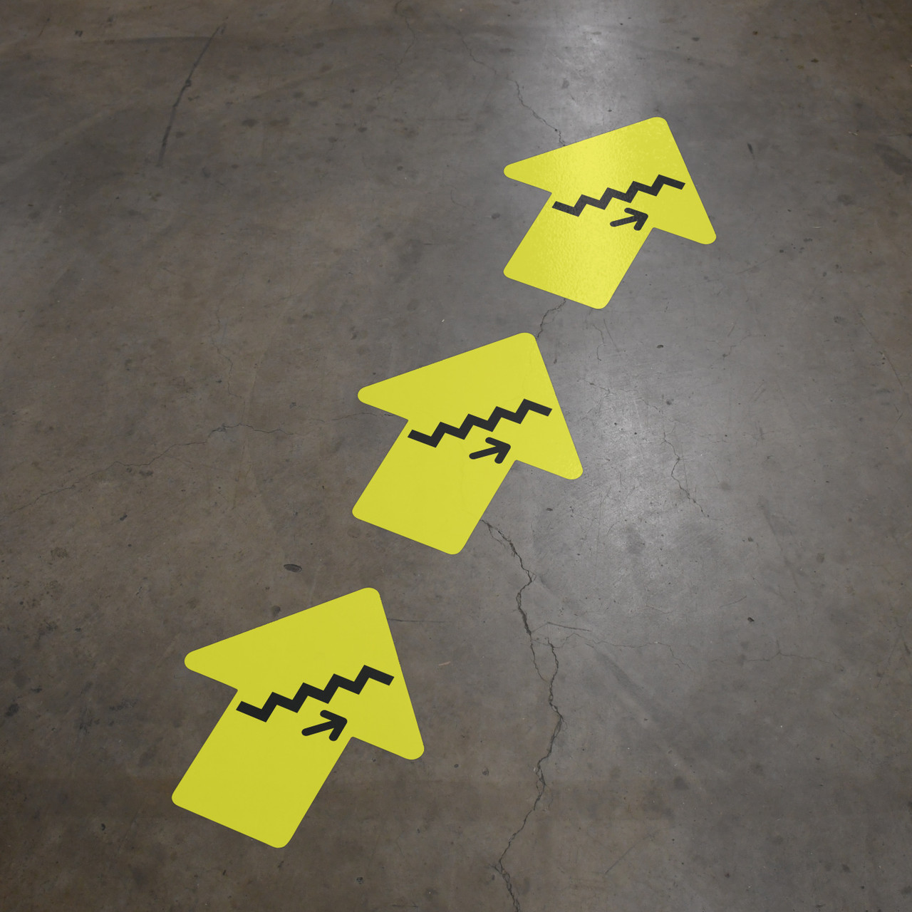 Stairs Arrow Up Wayfinding Floor Sign Arrows