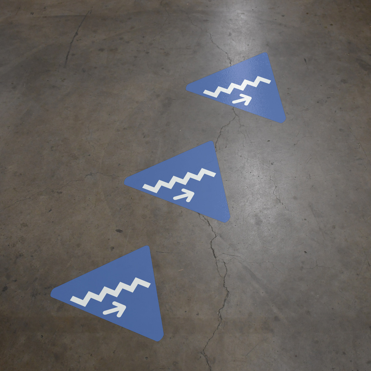 Stairs Arrow Up Wayfinding Floor Sign Arrow Heads | Creative Safety Supply