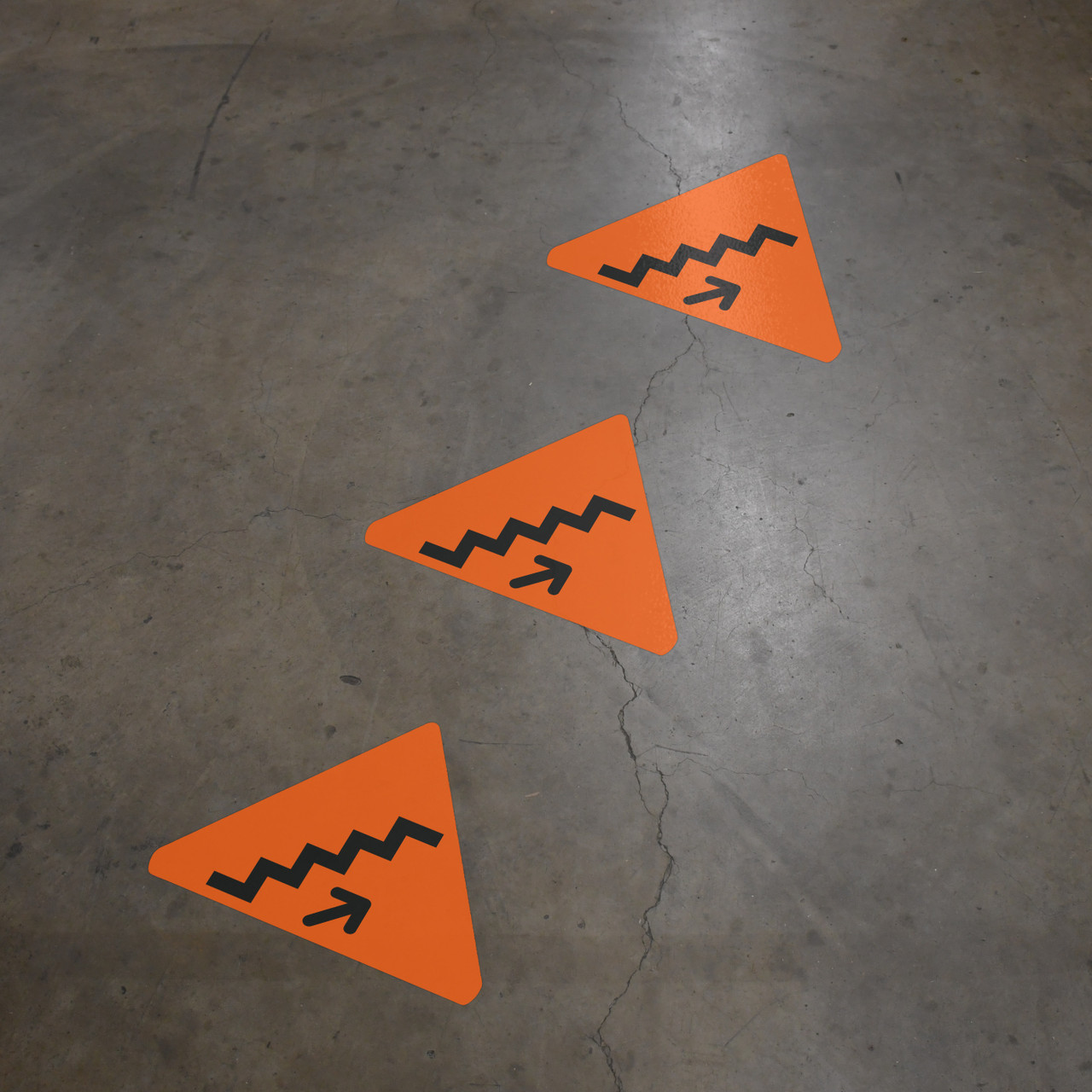 Stairs Arrow Up Wayfinding Floor Sign Arrow Heads | Creative Safety Supply