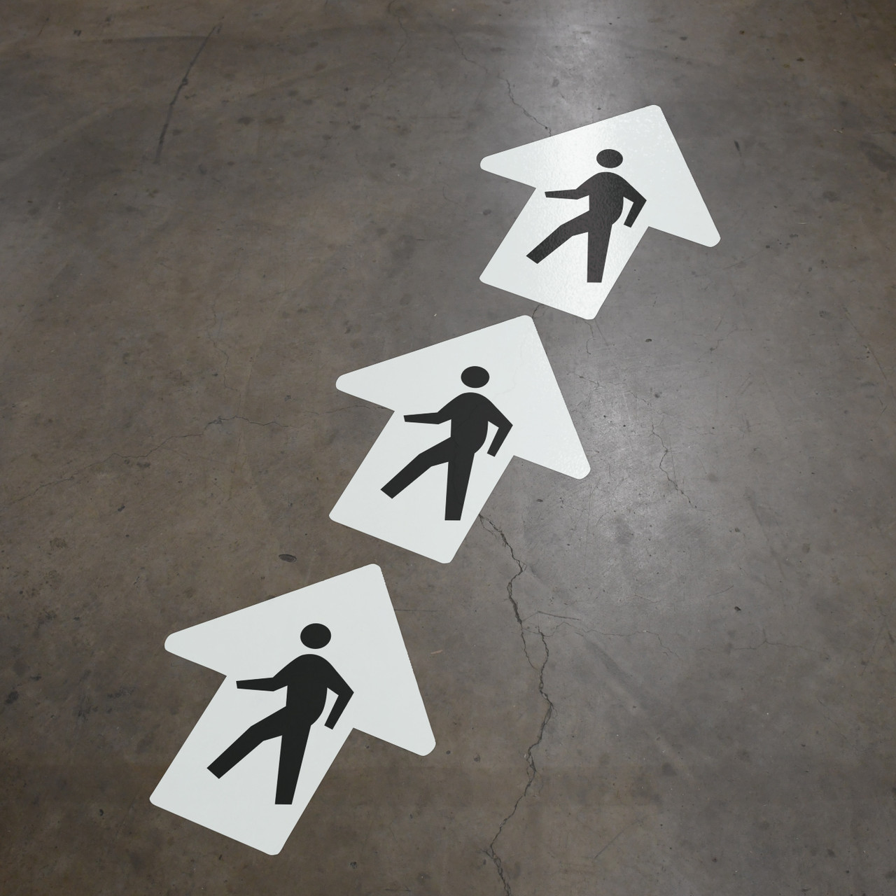 Pedestrian Wayfinding Floor Sign Arrows