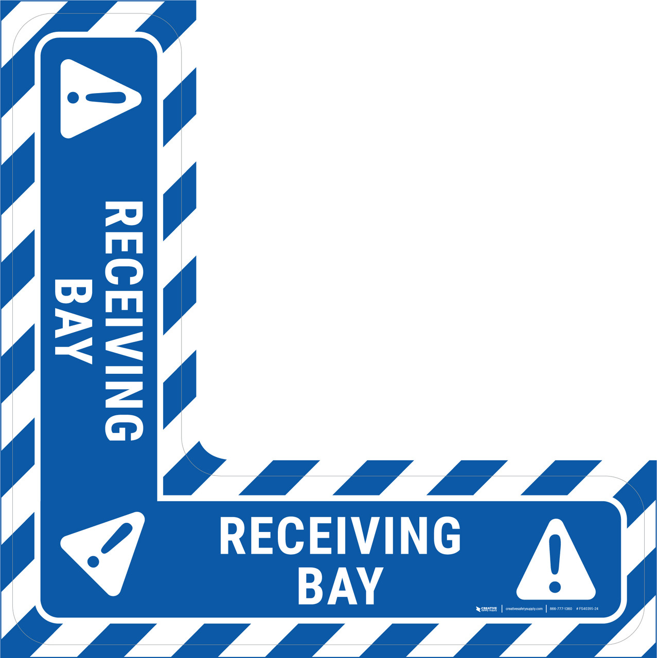 Receiving Bay - Floor Sign Corner