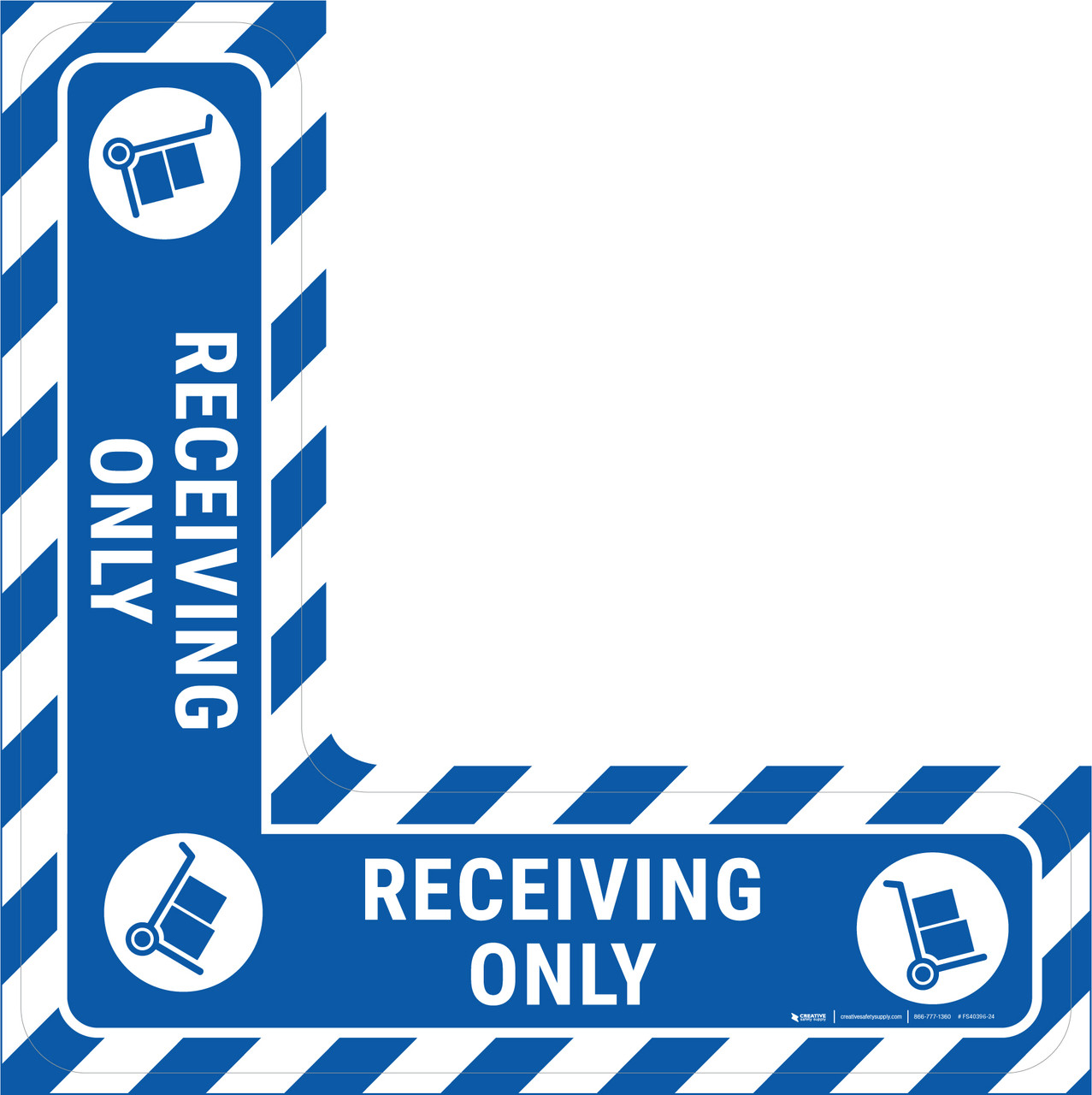 Receiving Only - Floor Sign Corner