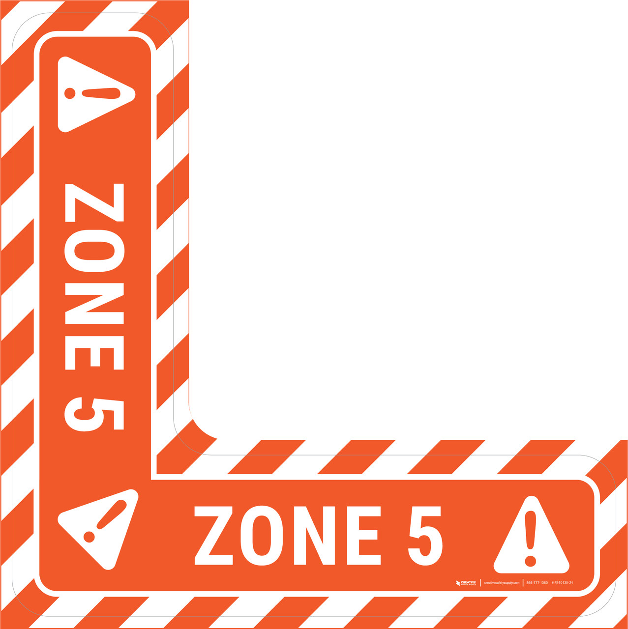 Zone 5 - Floor Sign Corner