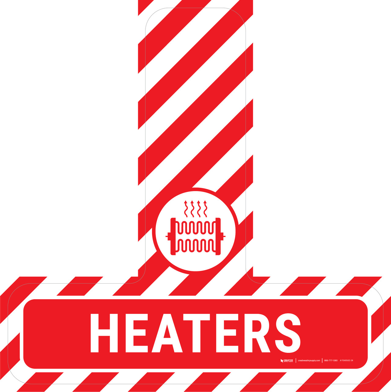 Heaters - Floor Sign T's