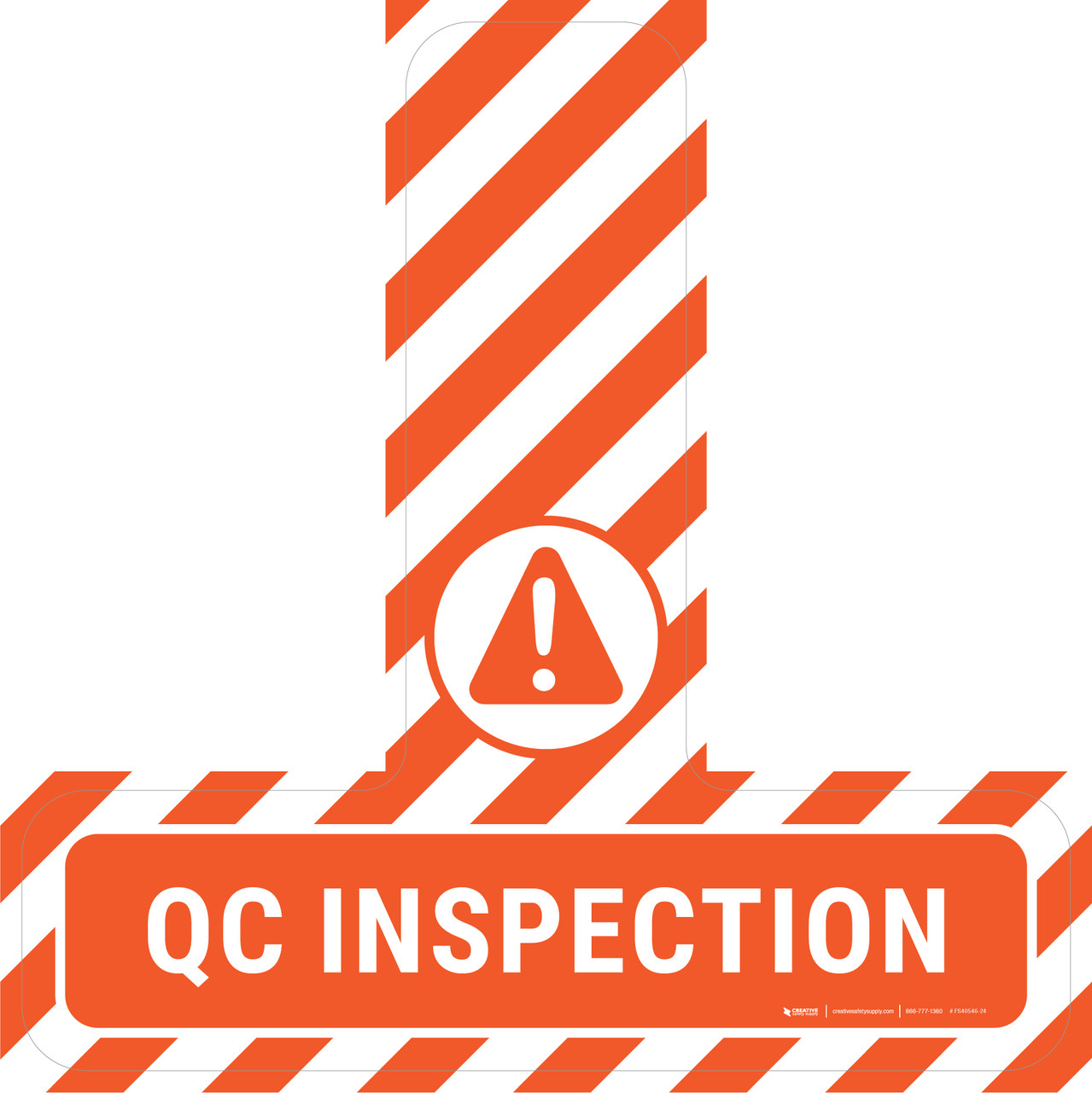 QC Inspection - Floor Sign T's