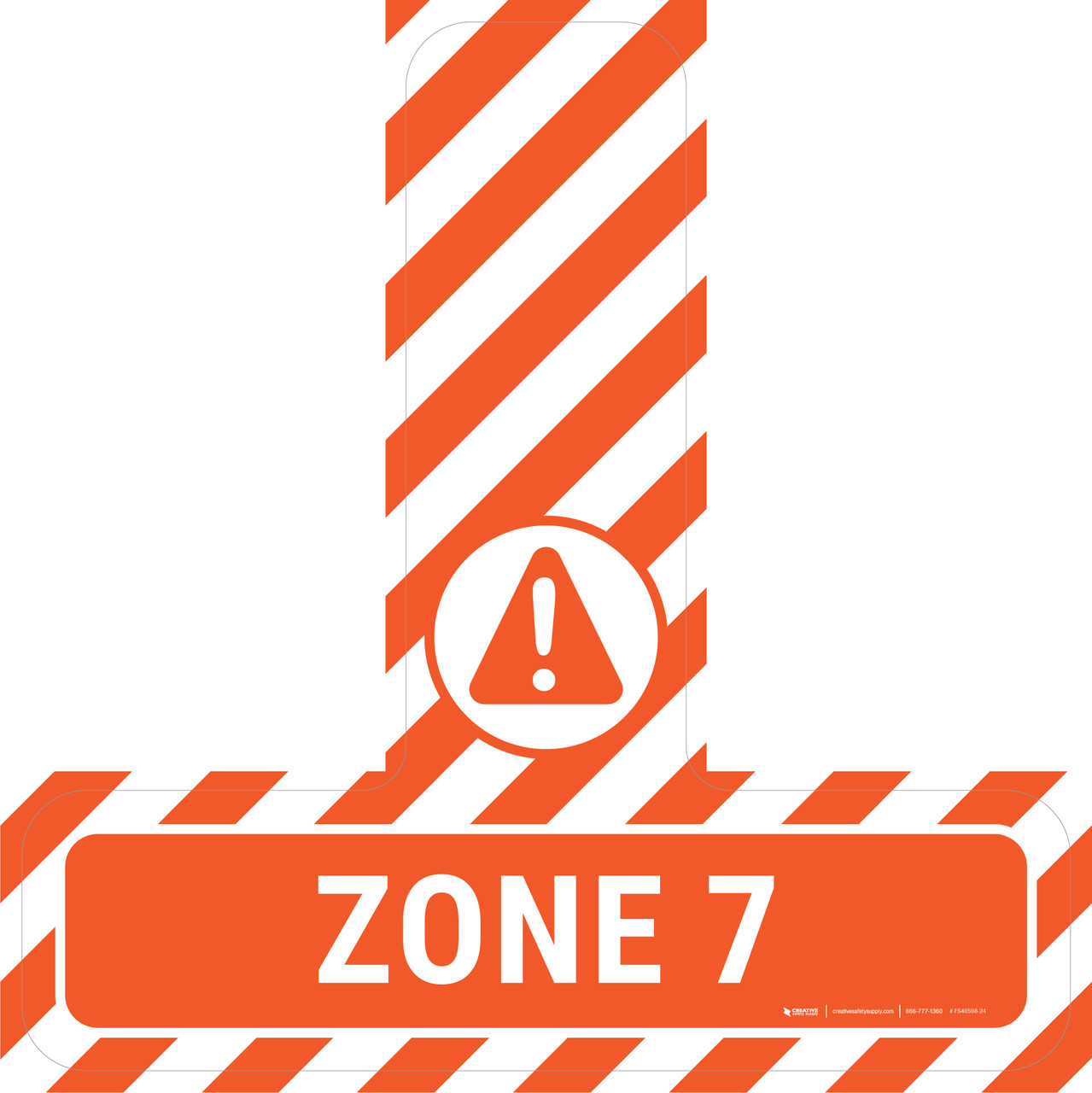 Zone 7 - Floor Sign T's