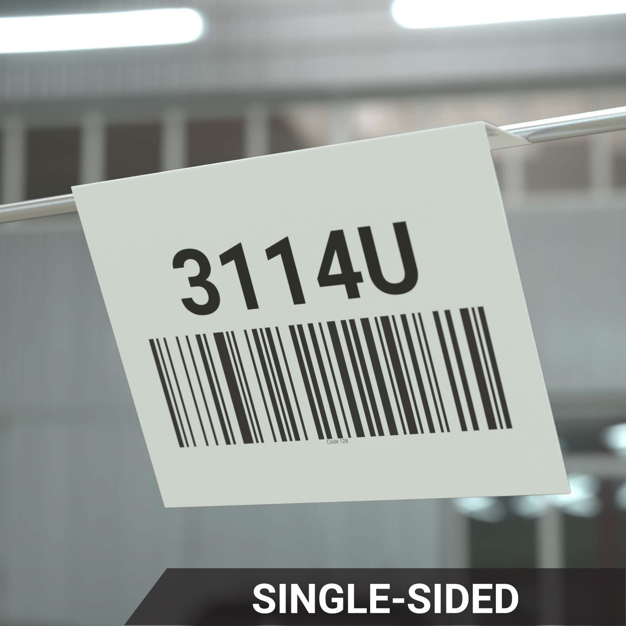Custom Hanging Barcode Sign | Creative Safety Supply