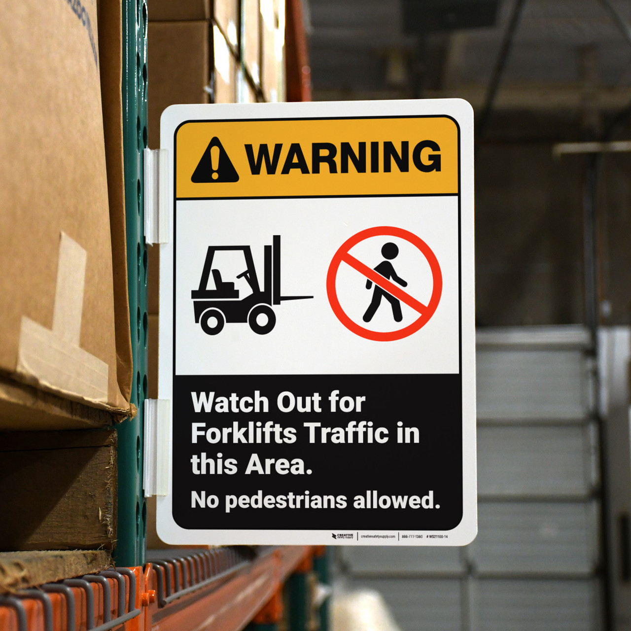 Forklift Pedestrian Safety Signs